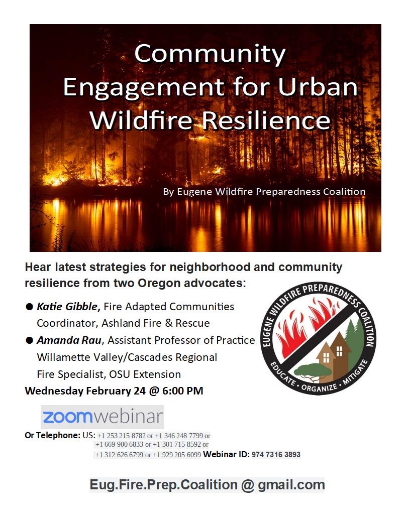 Community Engagement for Urban Wildfire Resilience – SHiNA